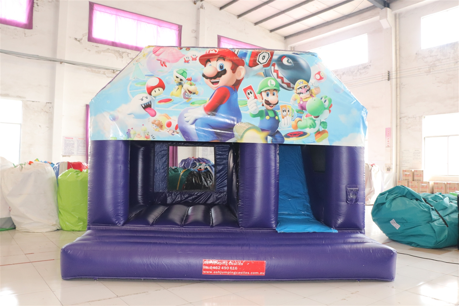 Super Mario “Open Front” Jumping Castle | Jumping Castle Hire