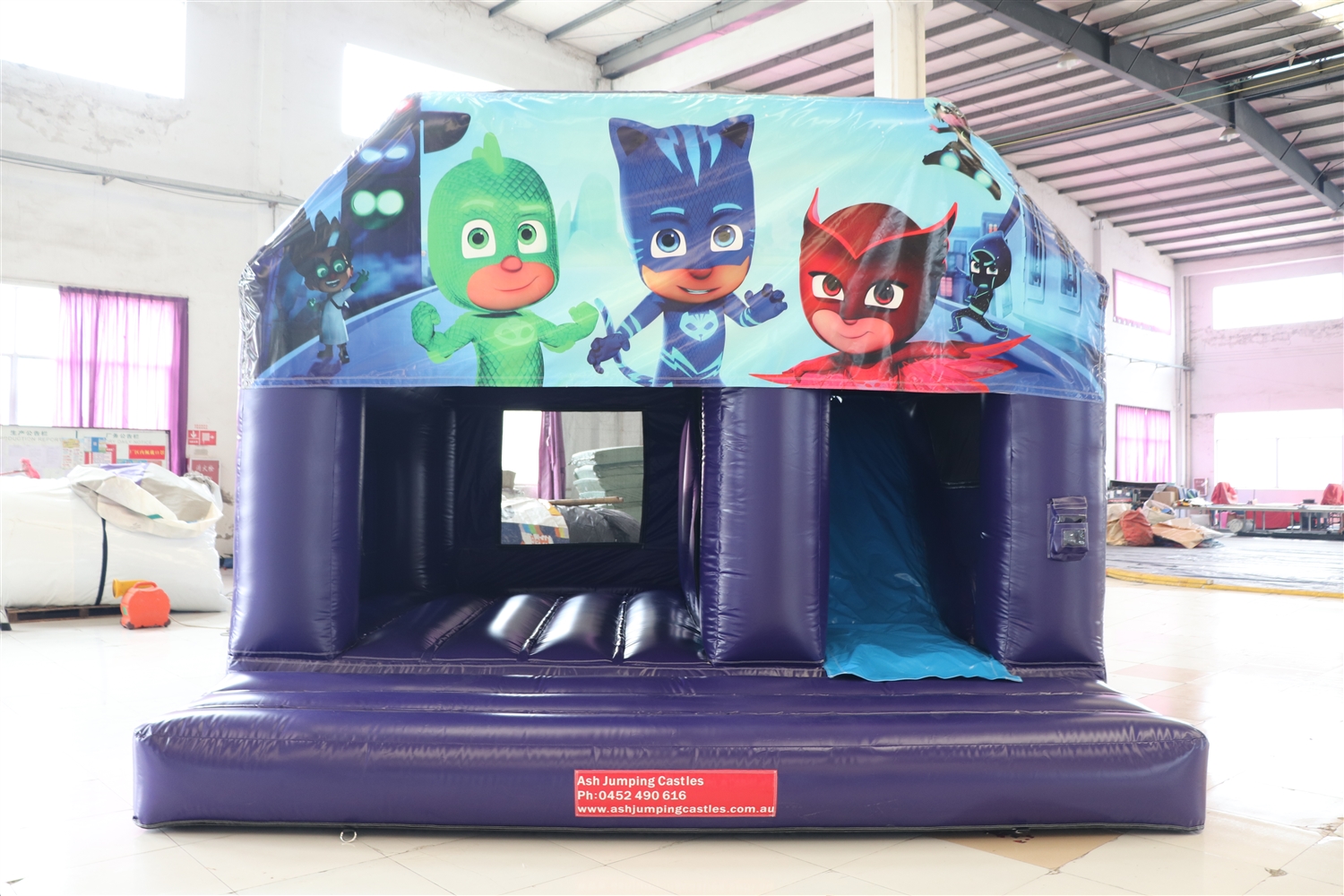 PJ Masks “Open Front” Jumping Castles Sydney | Jumping Castle Hire