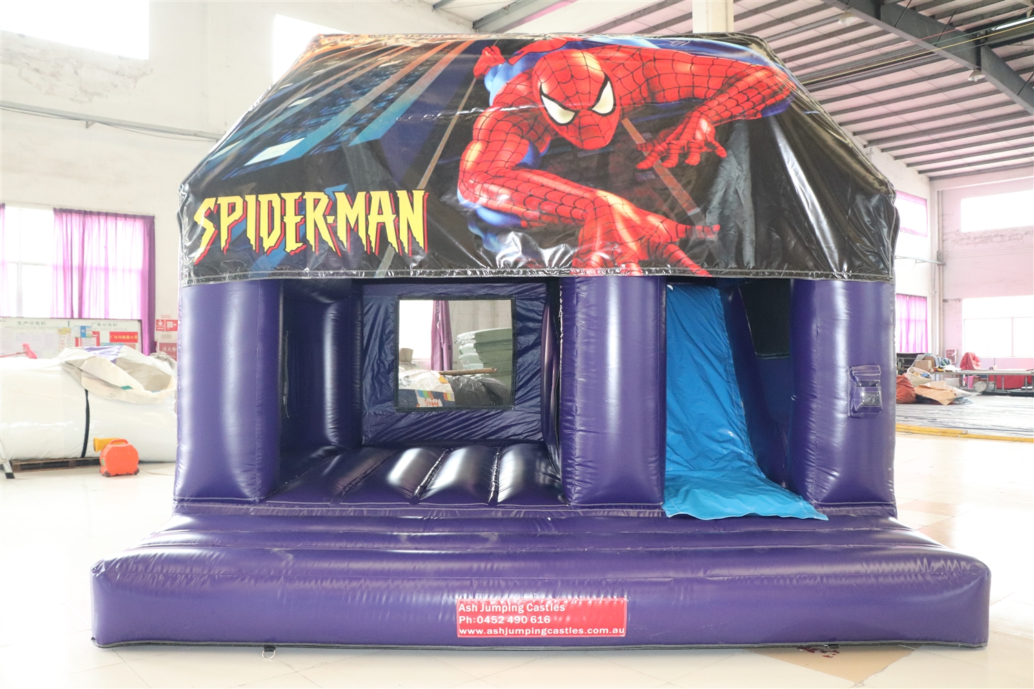 Spiderman “Open Front” Sydney Jumping Castle Hire | Jumping Castle Hire