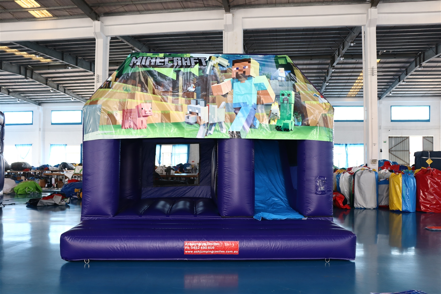 Minecraft Open Front | Jumping Castle Hire